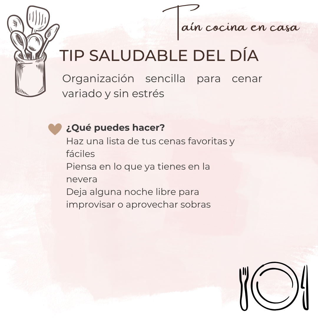 Cómo hacer un menú semanal de cenas sin repetir y sin complicarte ...